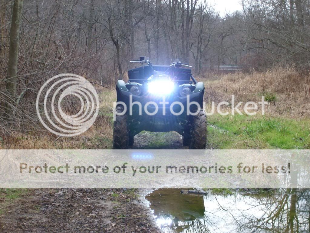 HID and LED light bar install with pics | Yamaha Grizzly ATV Forum