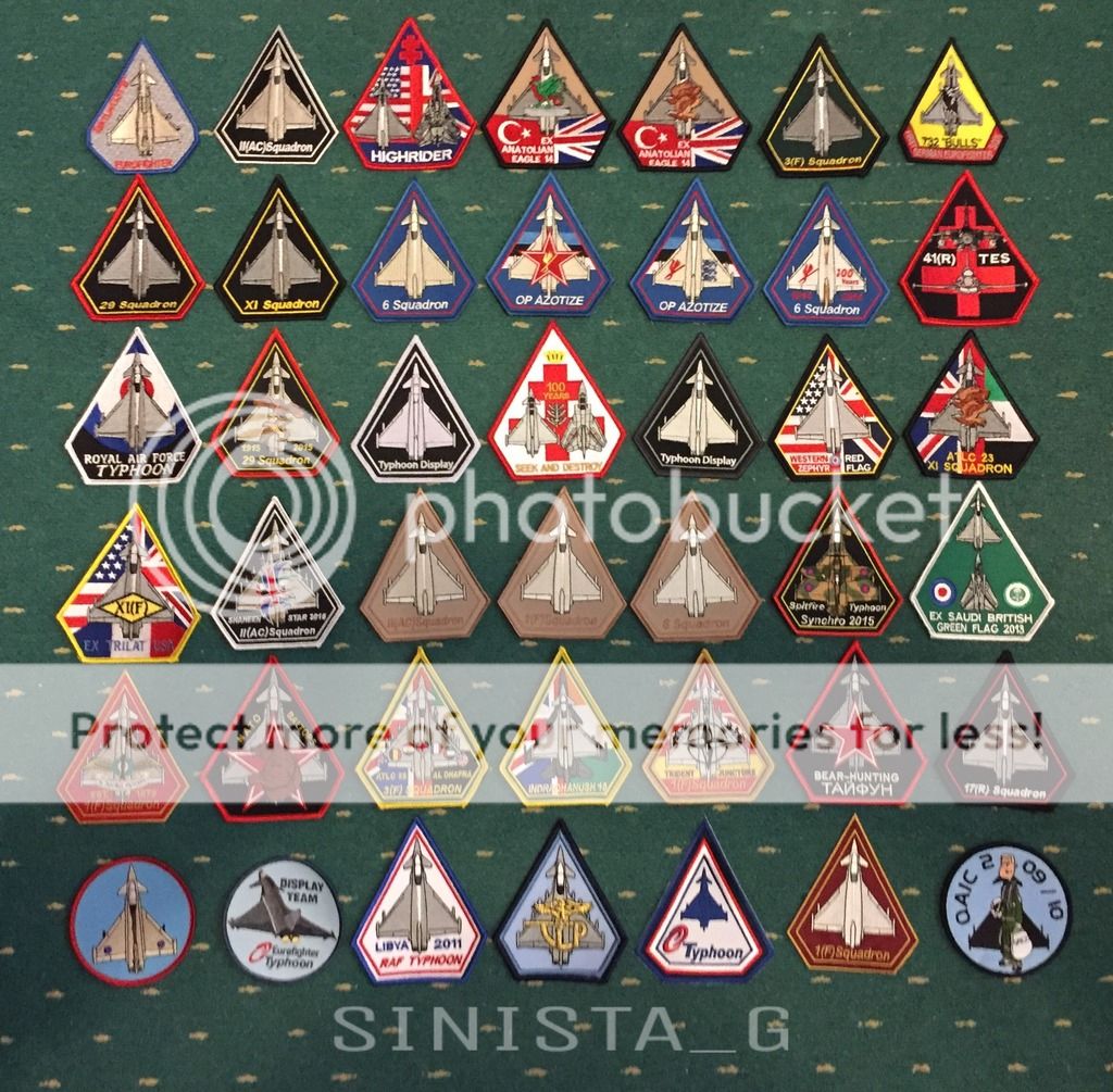 My Typhoon patch collection. - FighterControl