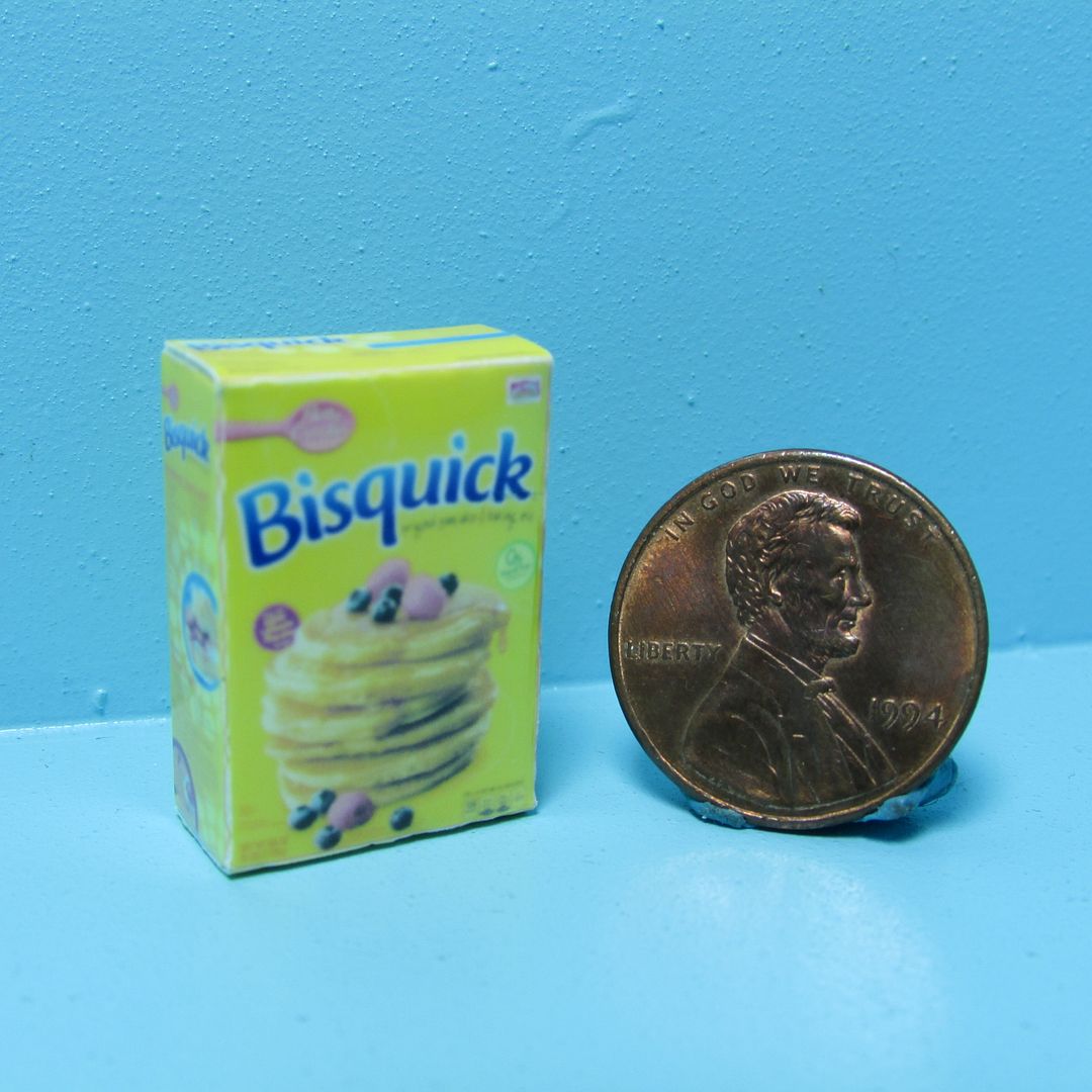 Dollhouse Miniature Detailed Replica Bisquick Pancake and Biscuit Mix ...