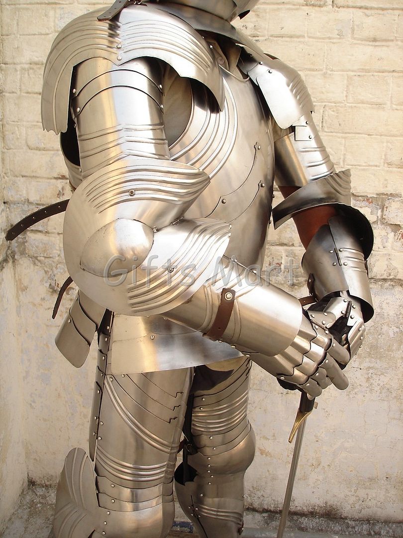 Fully Wearable Medieval Knight Full Suit of Armor 15th Century Gothic ...
