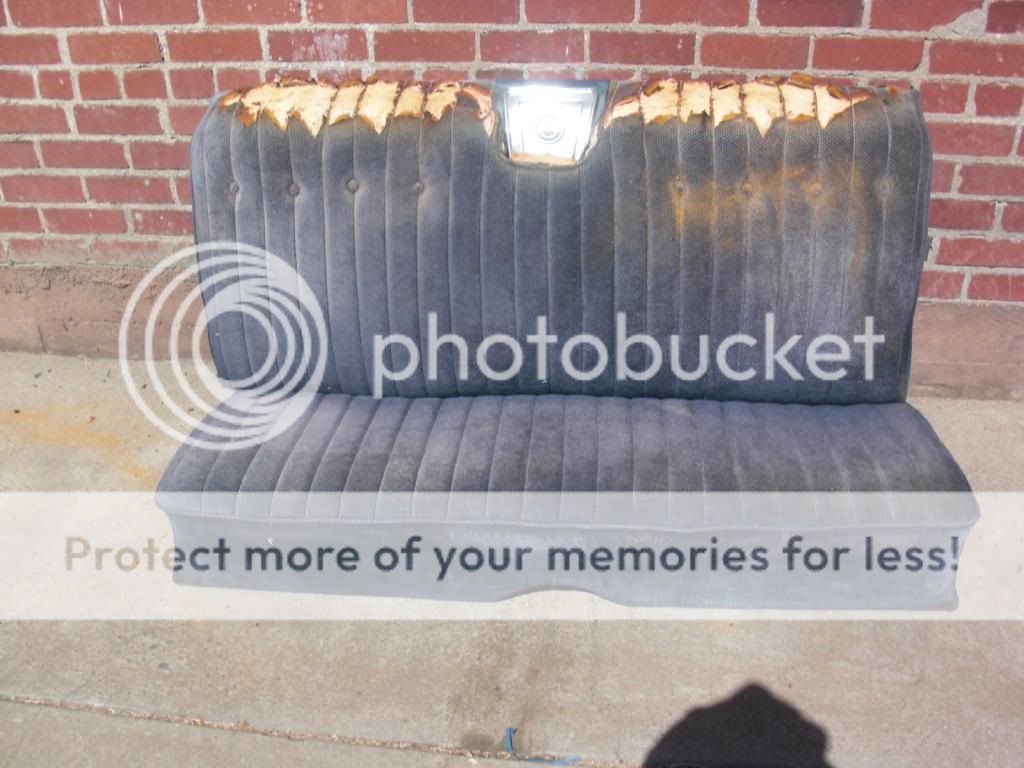 1965 1966 1967 IMPALA REAR SEAT / 2 DOOR HT / WITH SPEAKER GRILL ...